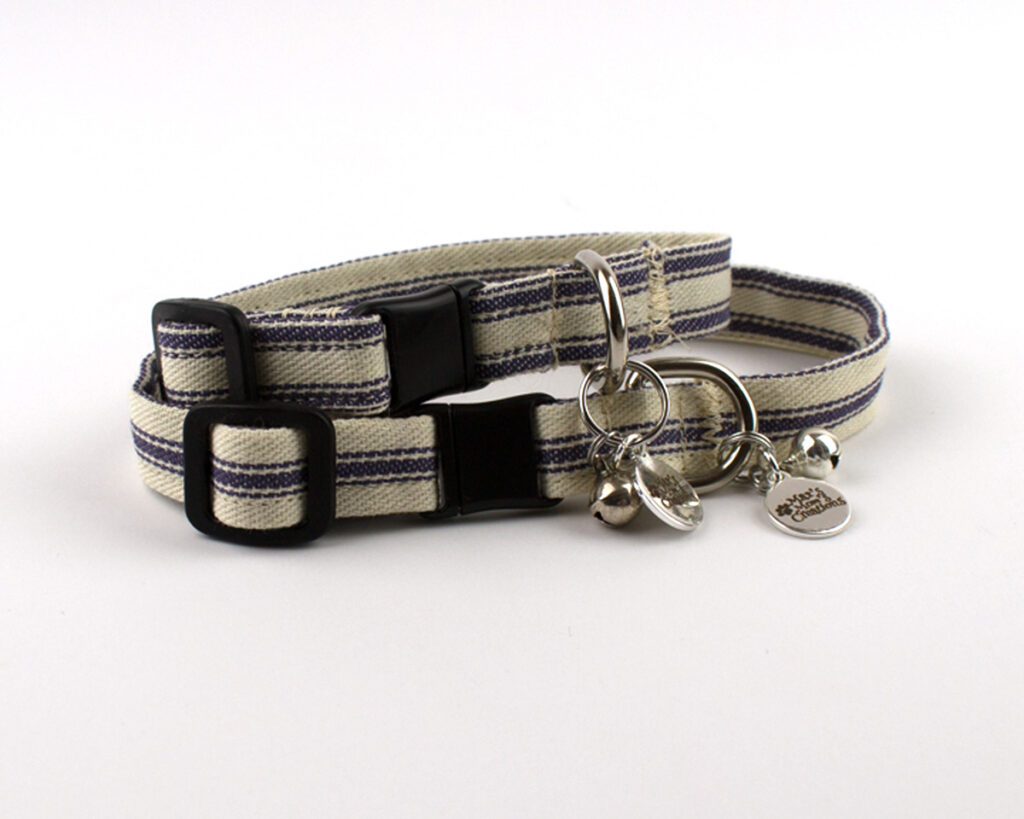 Navy Blue Cat Collar – Max's Mom's Creations