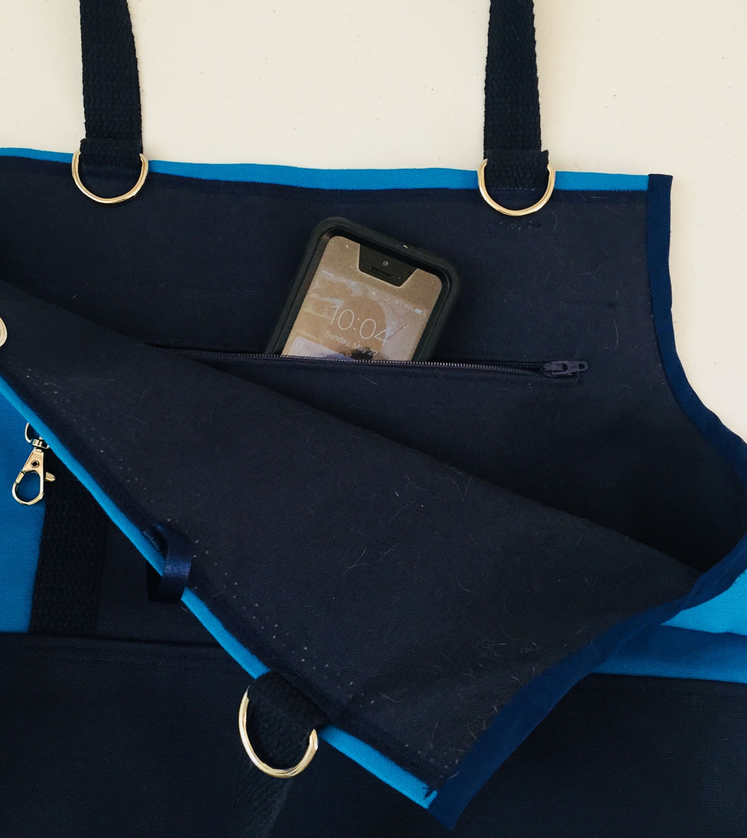 Inside Zipper Pocket - Max's Mom's Creations