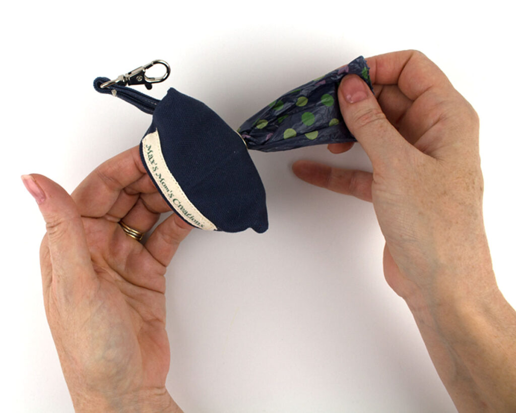 Navy Blue Poo Bag Dispenser – Max's Mom's Creations